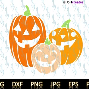 Jack O Lanterns Svg, Pumpkins Svg, Fall Svg, Halloween Svg, Jack O ...