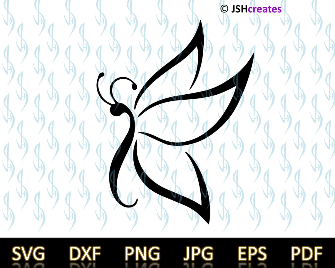 Butterfly Svg Graceful Butterfly Svg Pretty SVG | Etsy