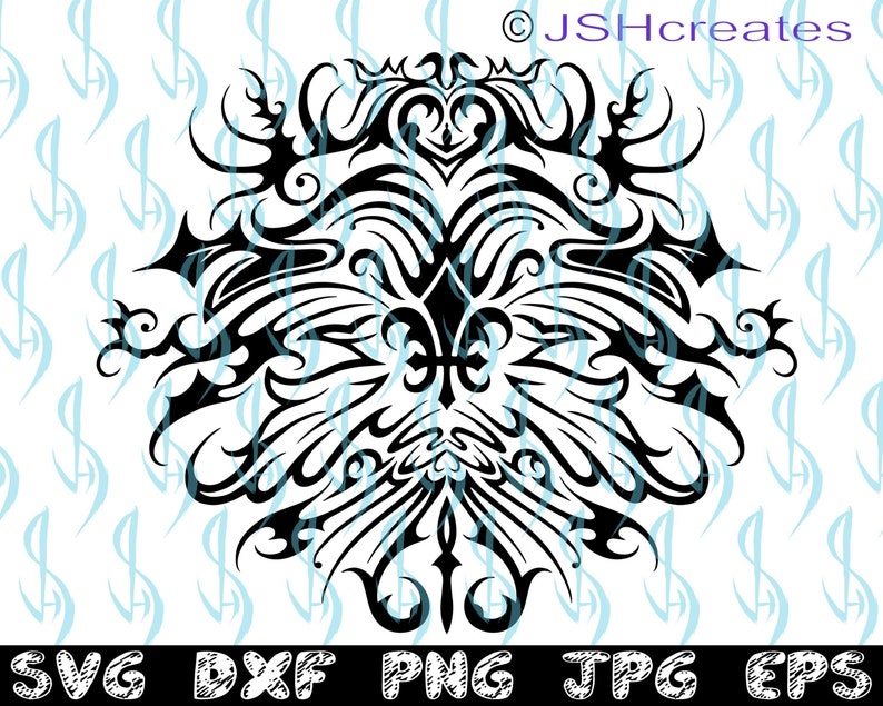 Ornamental Svg Floral Pattern Svg Decor Decorative SVG - Etsy