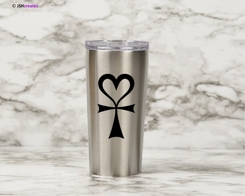 Love Life Svg Cross Svg Heart Svg Ankh Svg SVG - Etsy