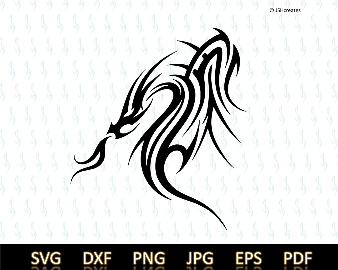 Dragon Svg, Dragon, Serpent, Fire Breathing Dragon, SVG, Silhouette ...