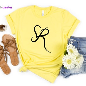 Split Monogram SVG, Letter R Heart, Split Monogram Letter R Svg ...