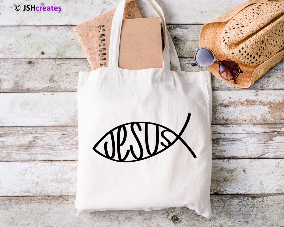 Christian Fish SVG Jesus Fish Svg Vector Cut File for - Etsy