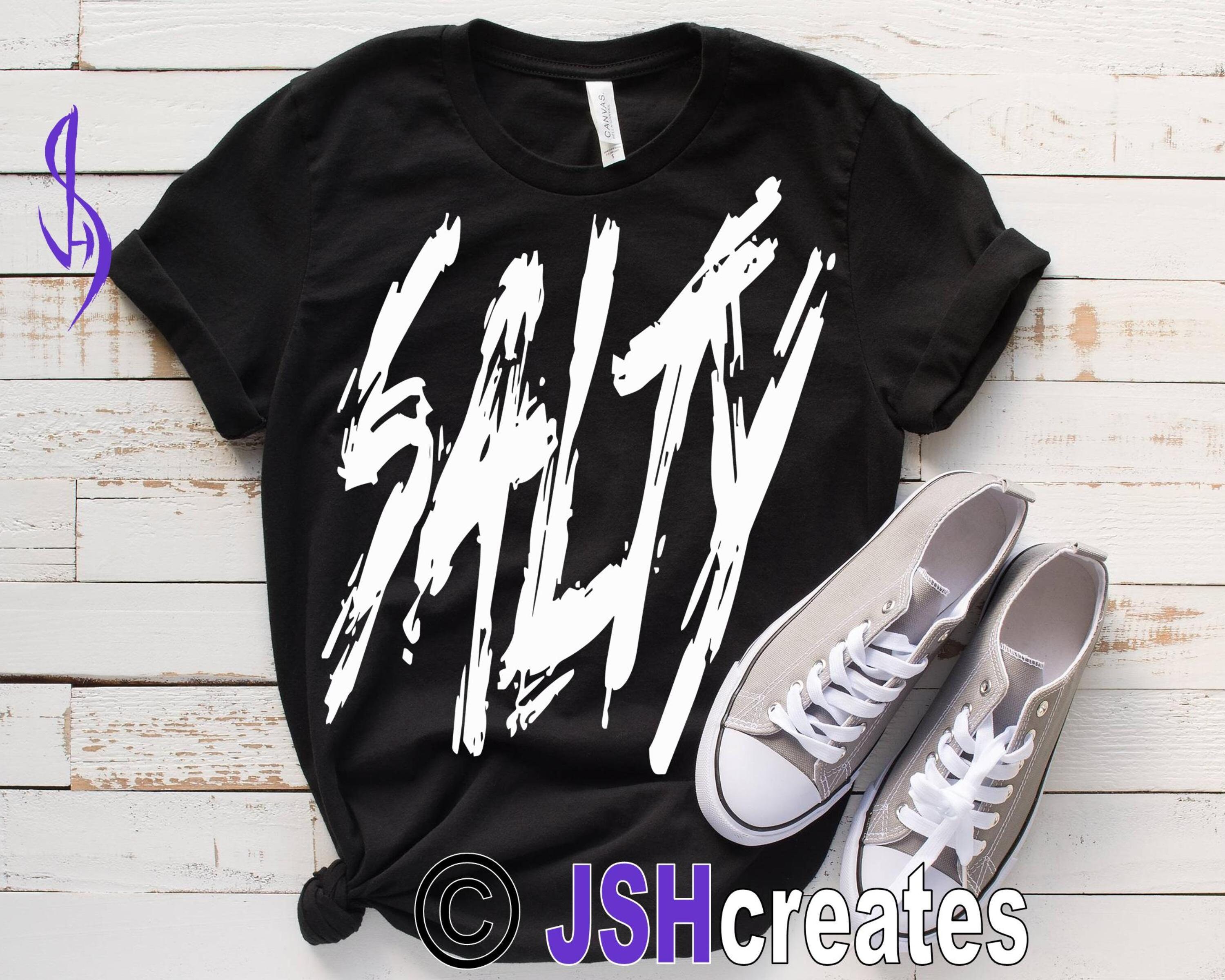 Salty Svg Salty One Word Svg Shirt Cut File Svg Cool | Etsy