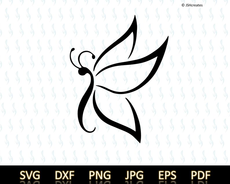 Butterfly Svg Graceful Butterfly Svg Pretty SVG - Etsy