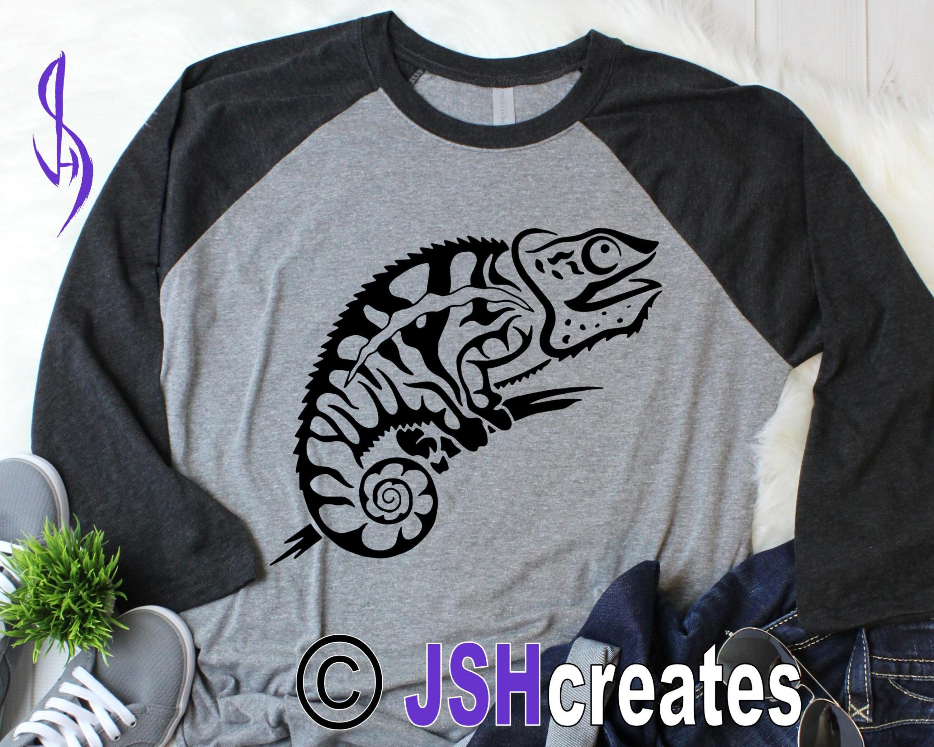 Lizard Svg Chameleon Svg SVG Clipart Decal Eps Dxf Png | Etsy