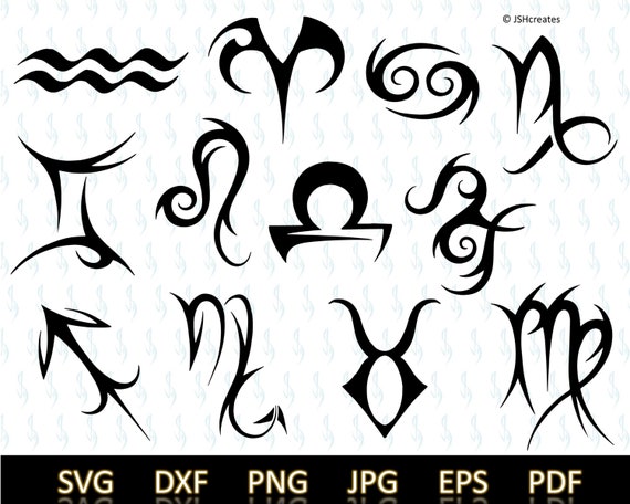 Zodiac star sign symbols 60 photos - Astrologytoyou.com