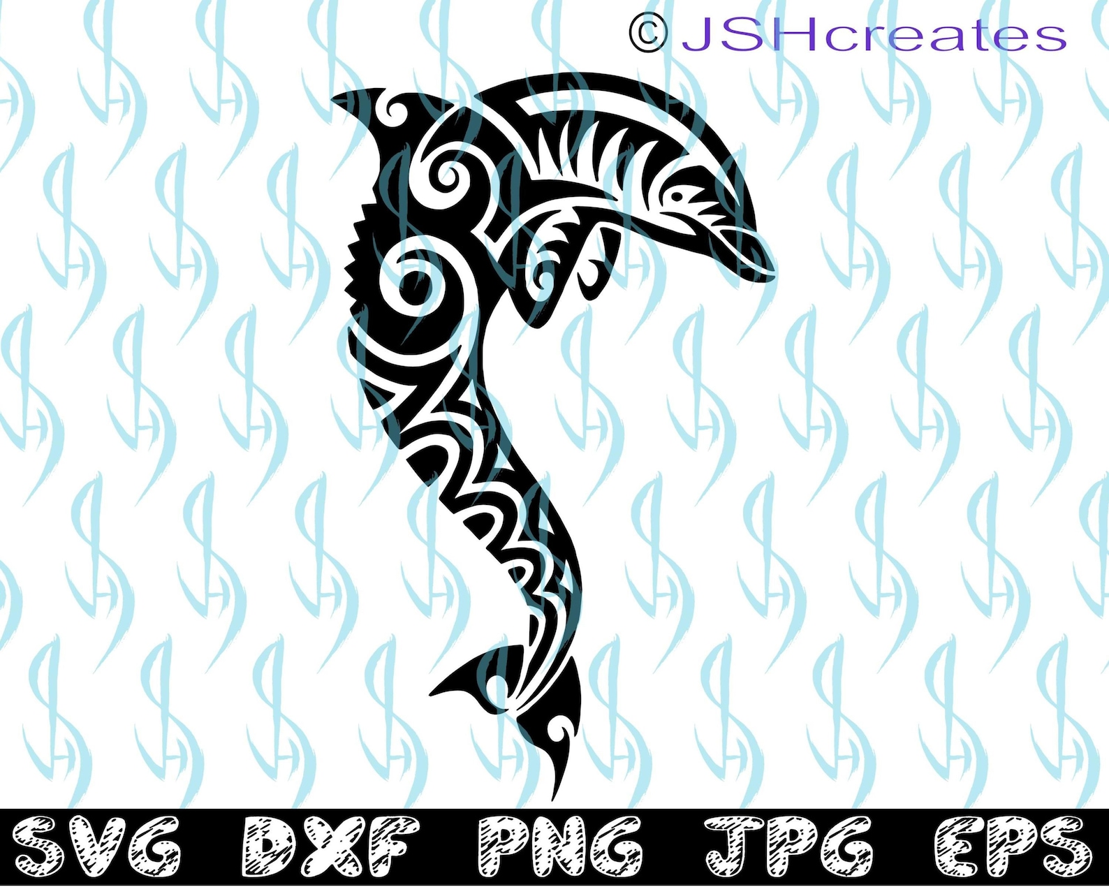 Dolphin Svg Tribal Dolphin Svg Abstract Dolphin Tribal - Etsy