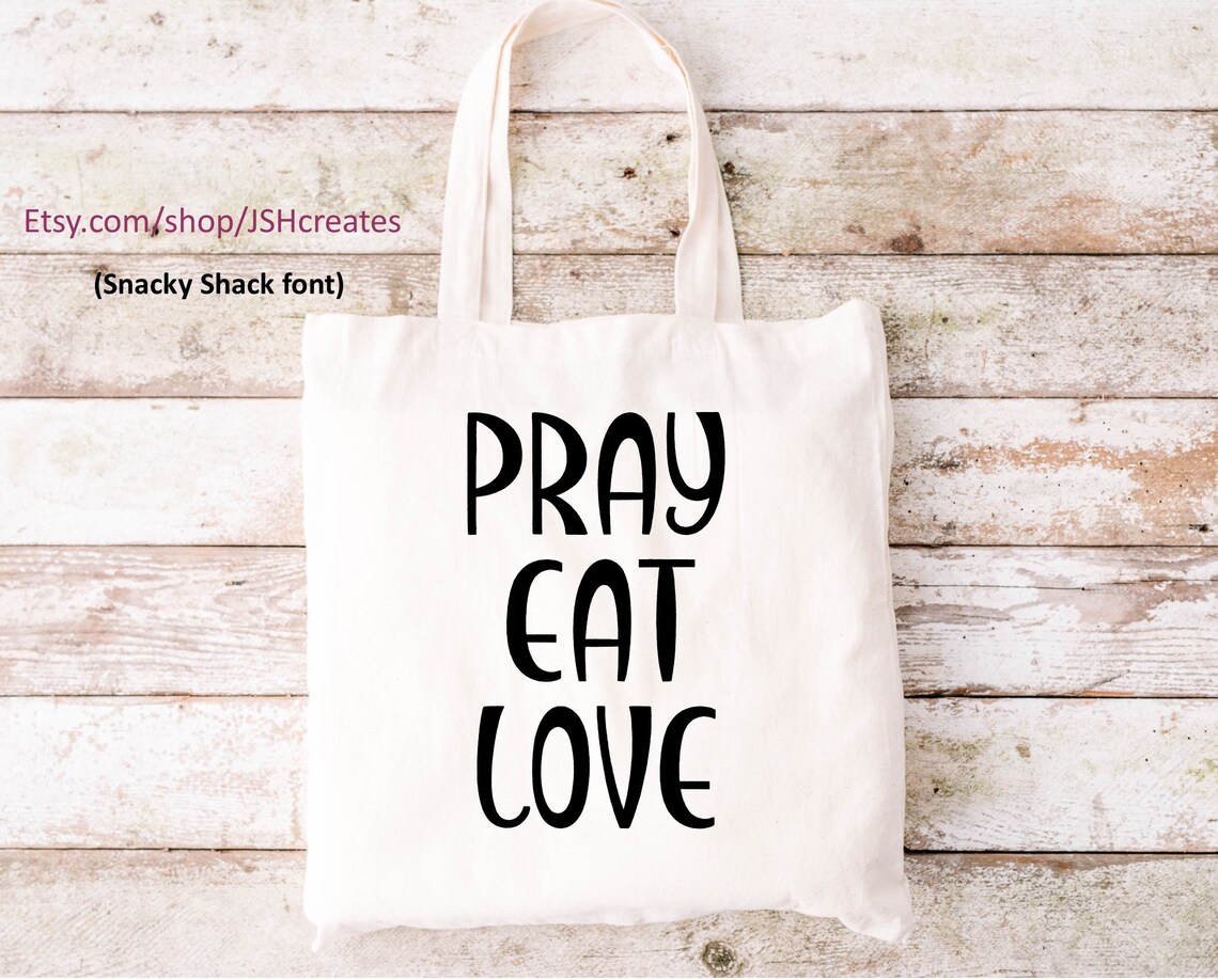 Snacky Shack Font Farmhouse Font Handwritten Font Cricut | Etsy