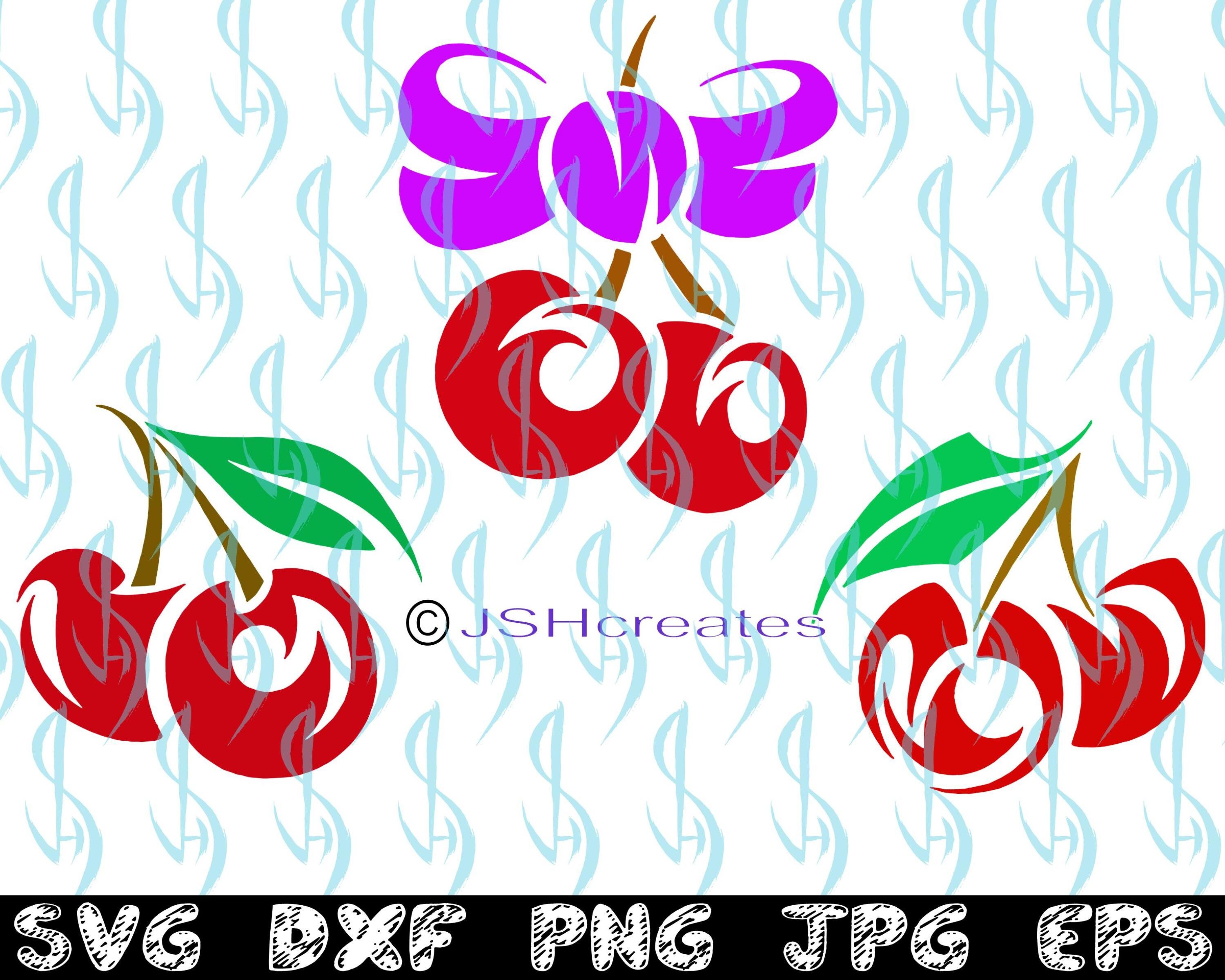 Cherry SVG Cherries SVG Cut File Cherry Cut File SVG - Etsy