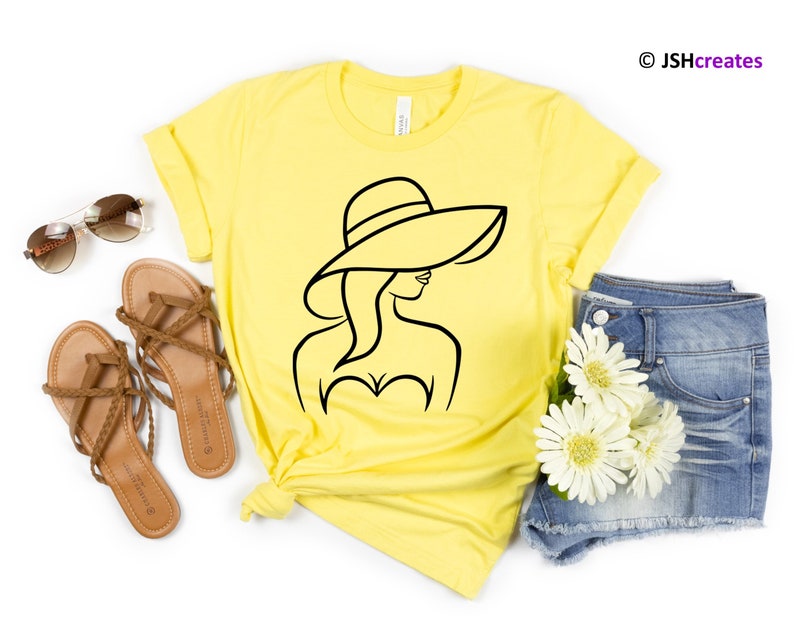 Woman Photo Model Svg Supermodel Woman With Hat Outline Svg - Etsy