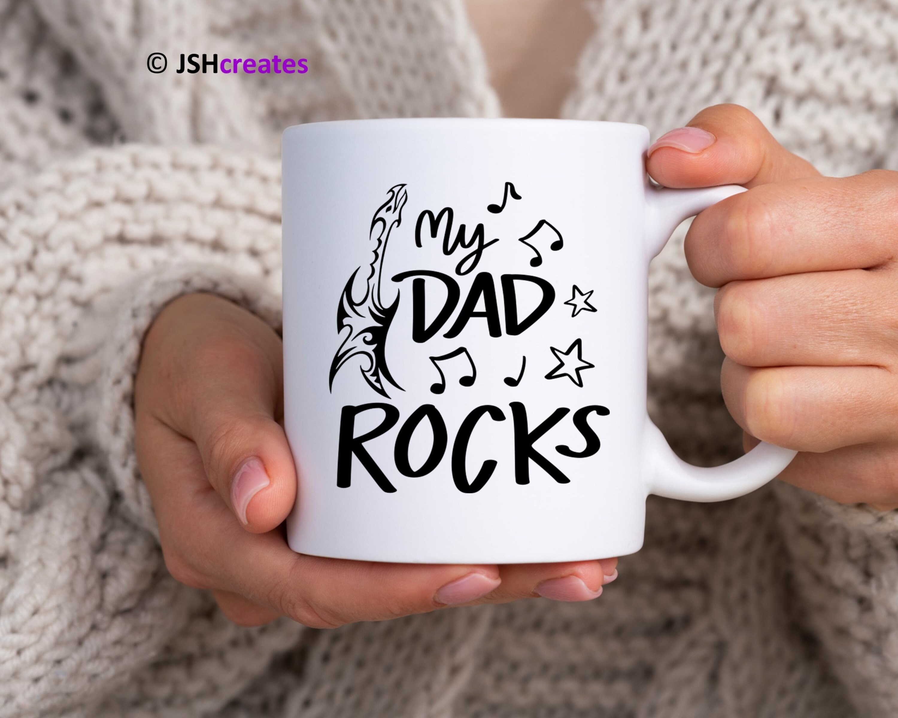 My Dad Rocks SVG Father's Day SVG Dad Shirt Svg Gift - Etsy