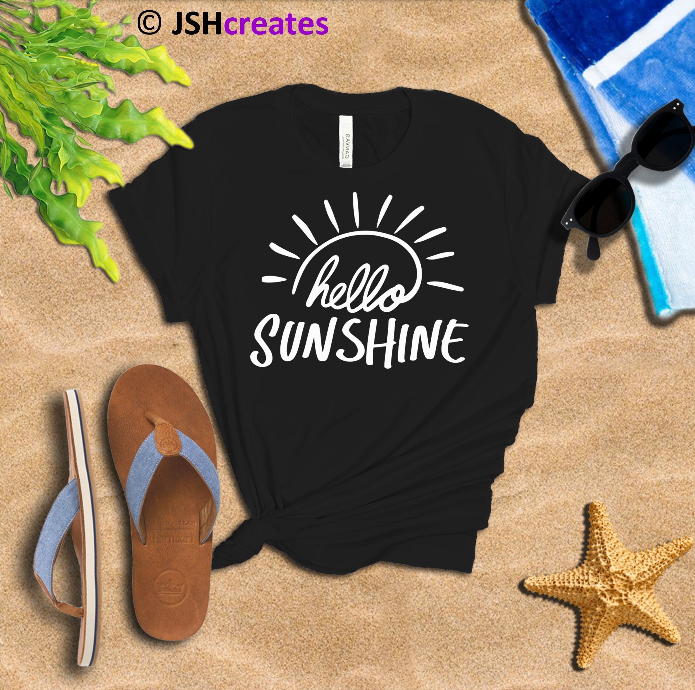 Hello Sunshine SVG Sunshine Svg Sun Svg Summer Svg Spring - Etsy