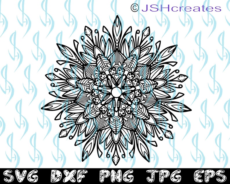 Mandala Round Svg Files Mandala Wall Art Clipart T Shirt - Etsy