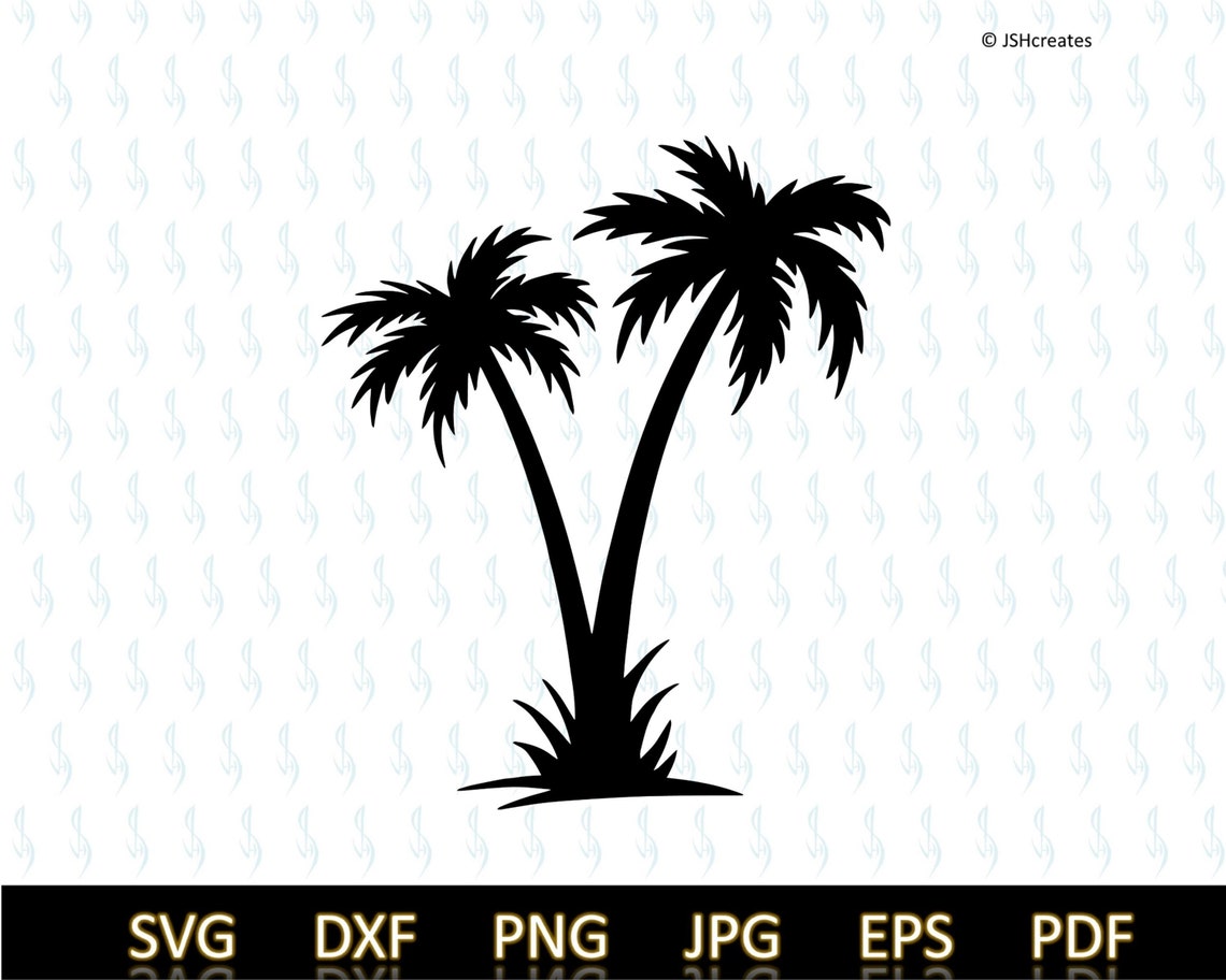Palm Tree Svg Palm Trees Palm Tree Silhouette Tree Svg - Etsy