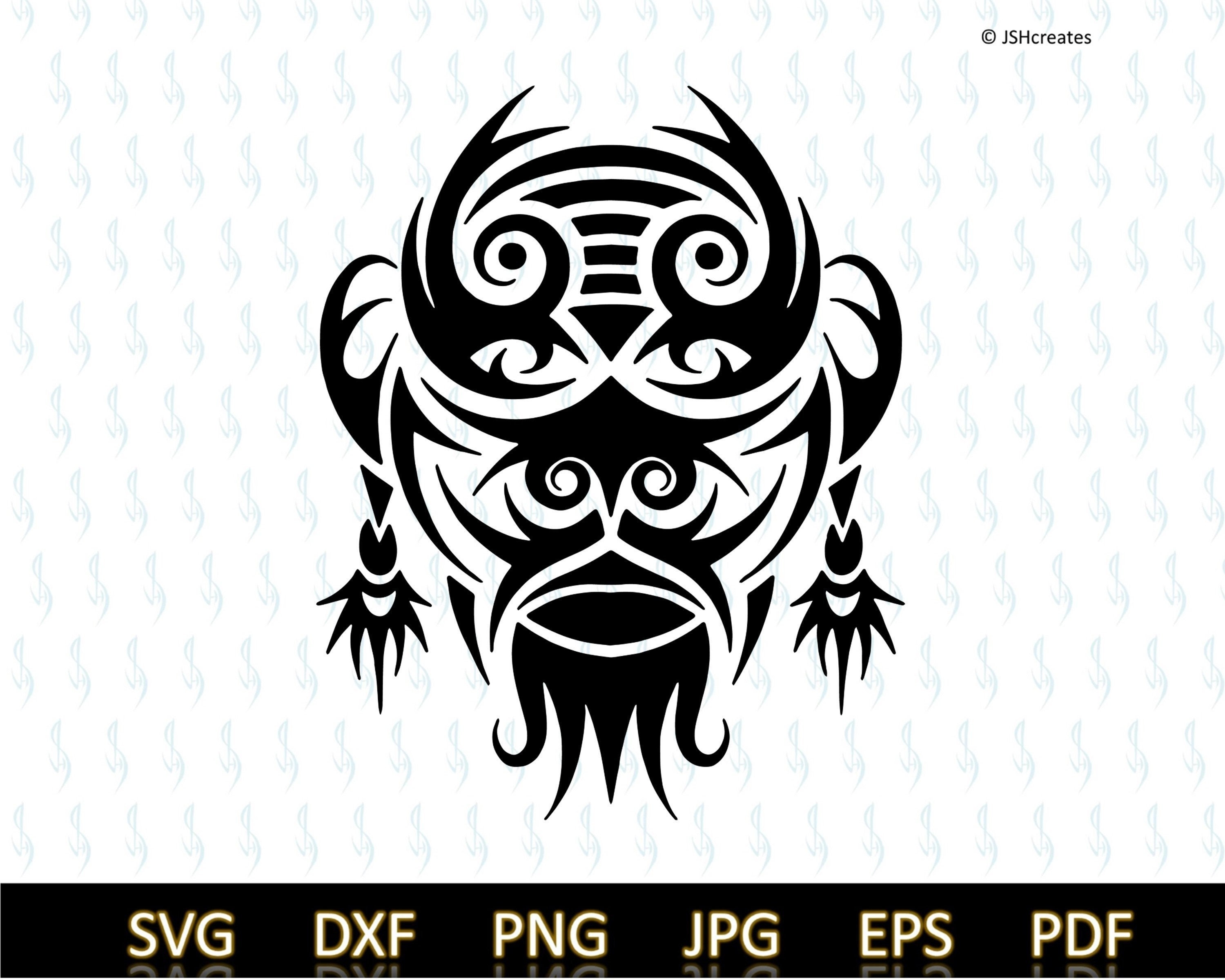 African Tribe Mask Cut Out