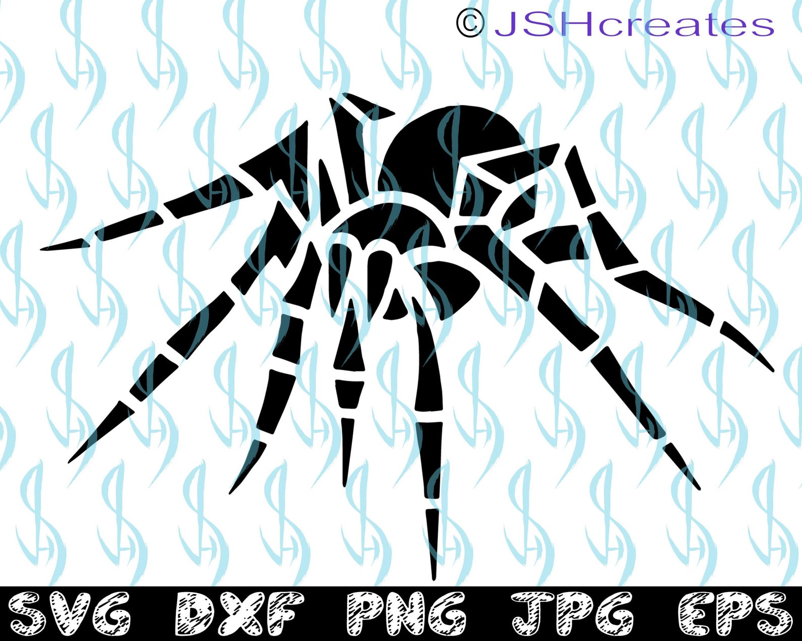 Spider Svg Tarantula Svg SVG Clipart Decal Eps Dxf - Etsy