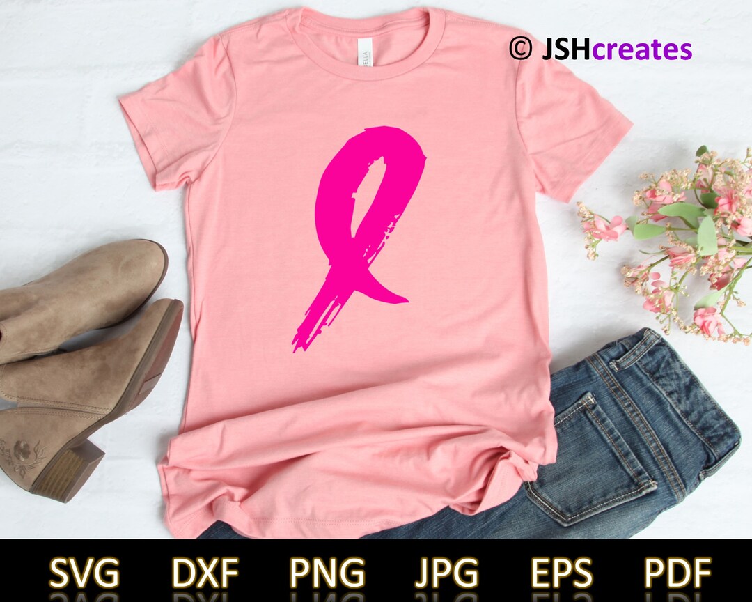 Cancer Ribbon Svg, Stressed, Grunge, Breast Cancer Ribbon SVG, Ribbon ...