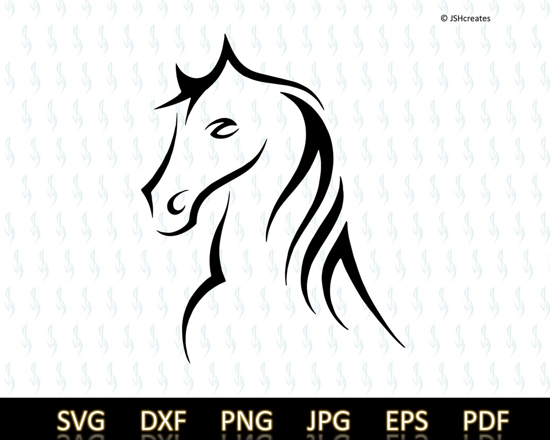 Pferde svg Pferdekopf svg Pferd SVG Cricut Dateien - Etsy.de
