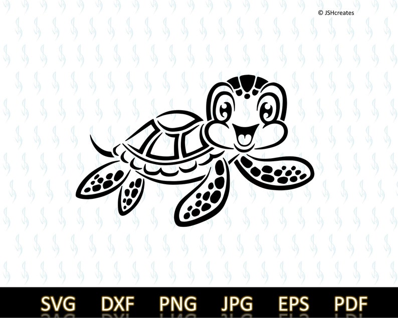 Cute Baby Sea Turtle Svg Sea Turtle Svg Cute Animal Svg - Etsy