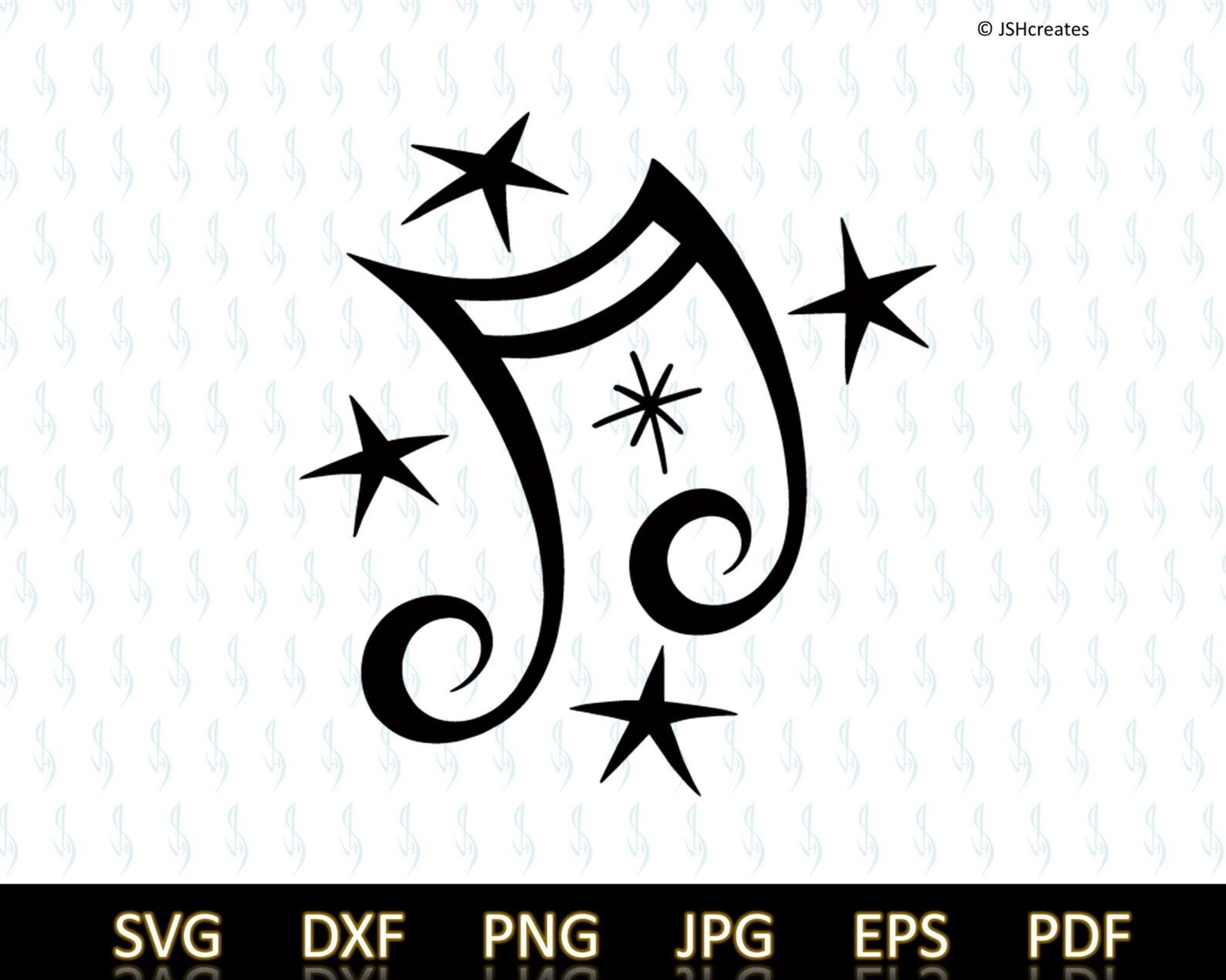 Music Note Svg Musical Note Svg Stars Svg Tattoo Design - Etsy