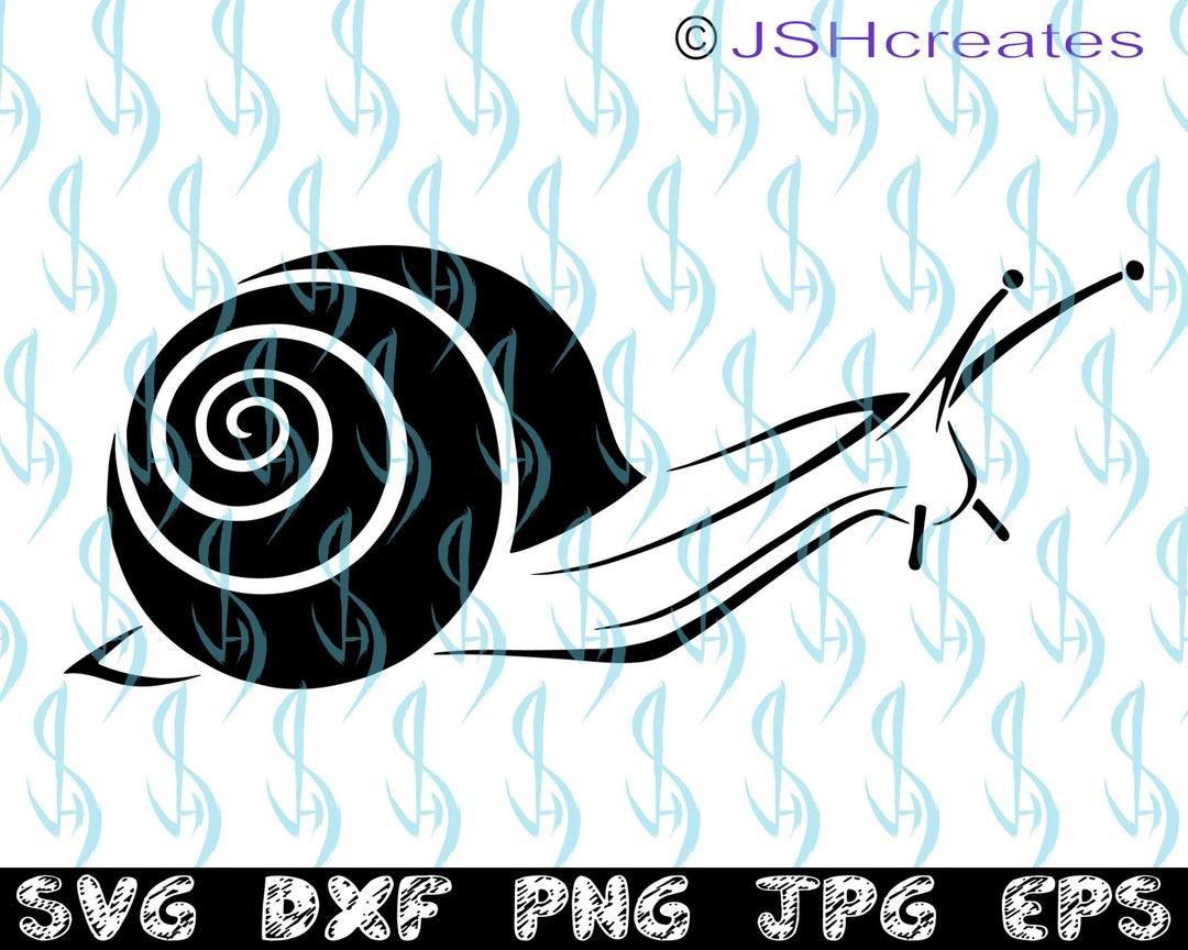 Snail Svg, Snail, SVG, Snail Clipart, Snail Cut File, Decal, Silhouette ...