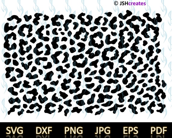 Leopard Print Svg Leopard Print Leopard Svg SVG Png Jpeg | Etsy