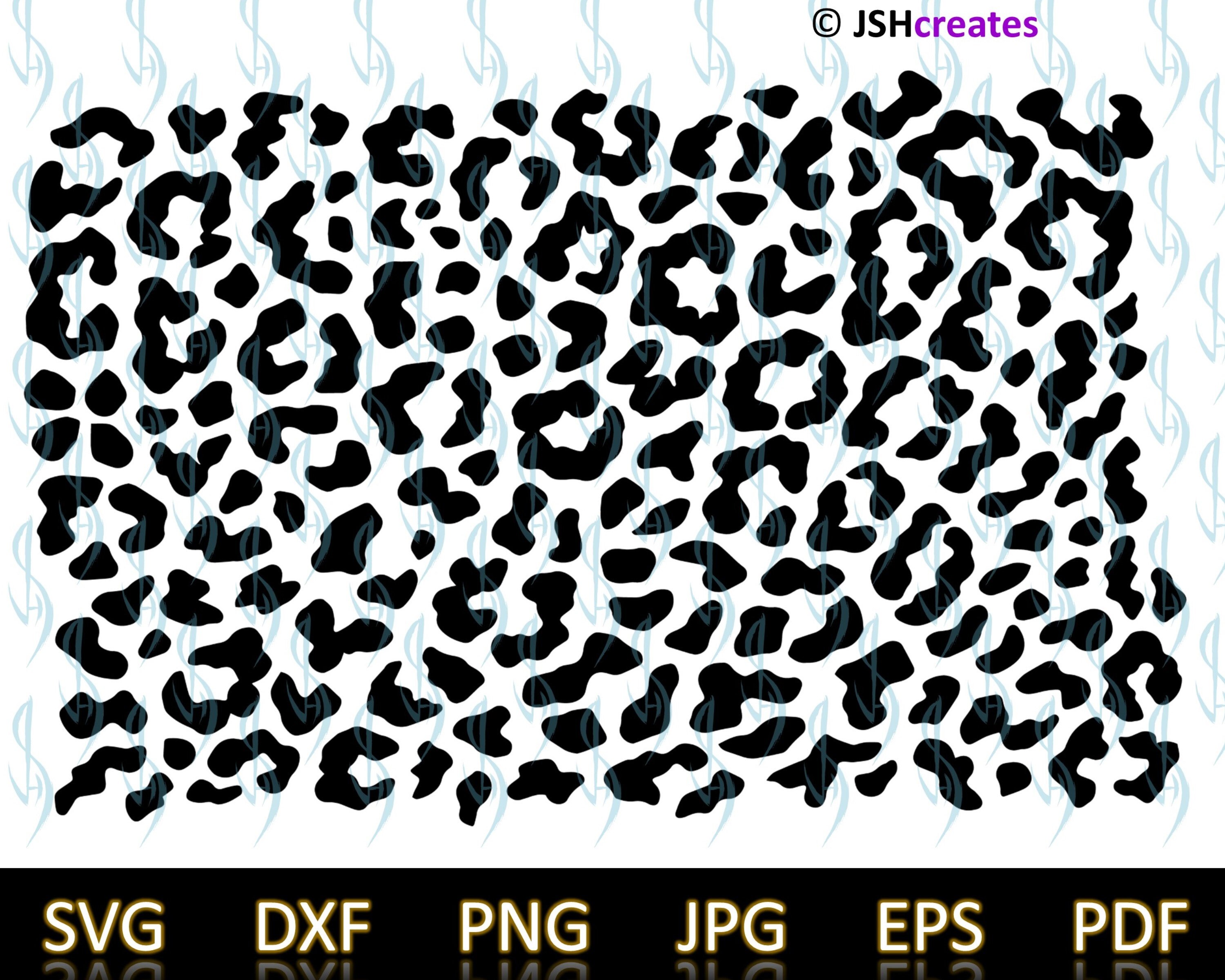 Leopard Print Svg Leopard Print Leopard Svg SVG Png Jpeg - Etsy