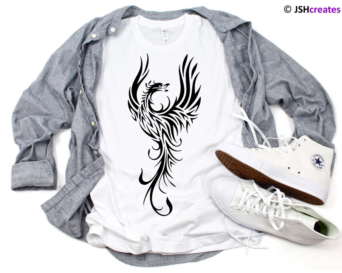 Phoenix Svg Tribal Phoenix Svg SVG Phoenix Clipart Decal - Etsy