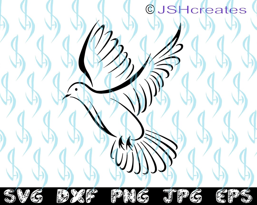 Tauben svg, Vogel svg, Taube, Vogel, SVG, Silhouette, Cut File, Tribal ...