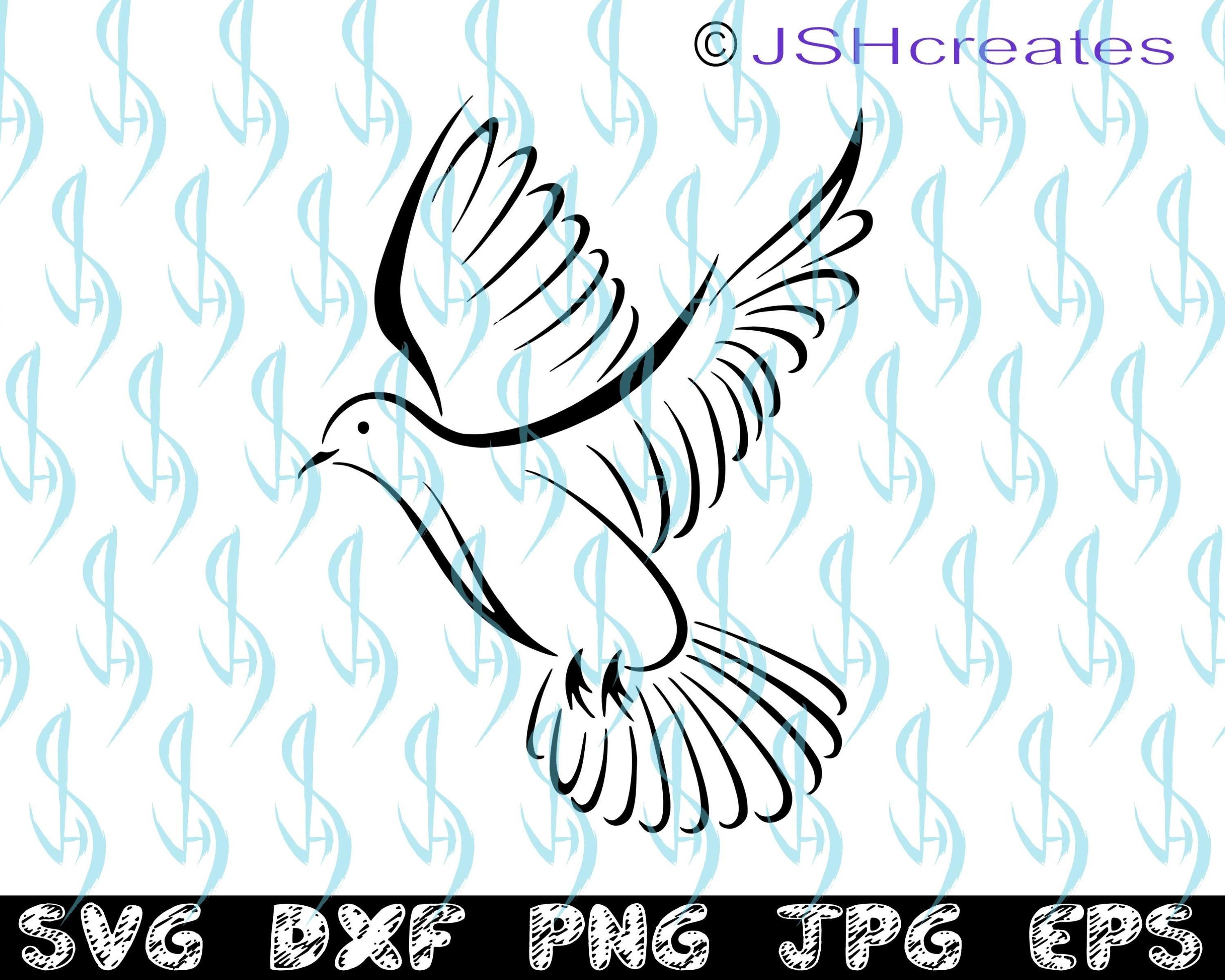Dove Svg Bird Svg Dove Bird SVG Silhouette Cut File - Etsy Ireland