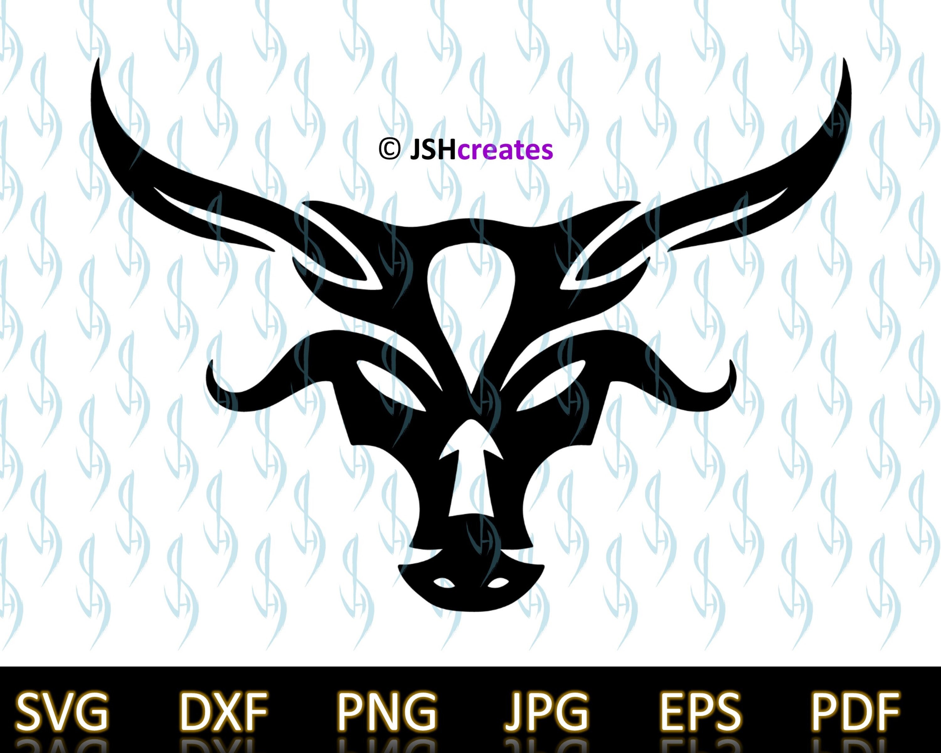 Bull Svg Taurus Svg Taurus Bull Svg SVG Silhouette Cut - Etsy UK