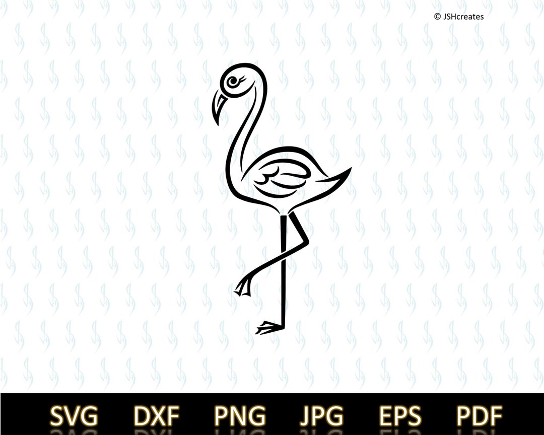 Flamingo Svg, Flamingo Png, Flamingo Clipart, SVG, Flamingo, Silhouette ...