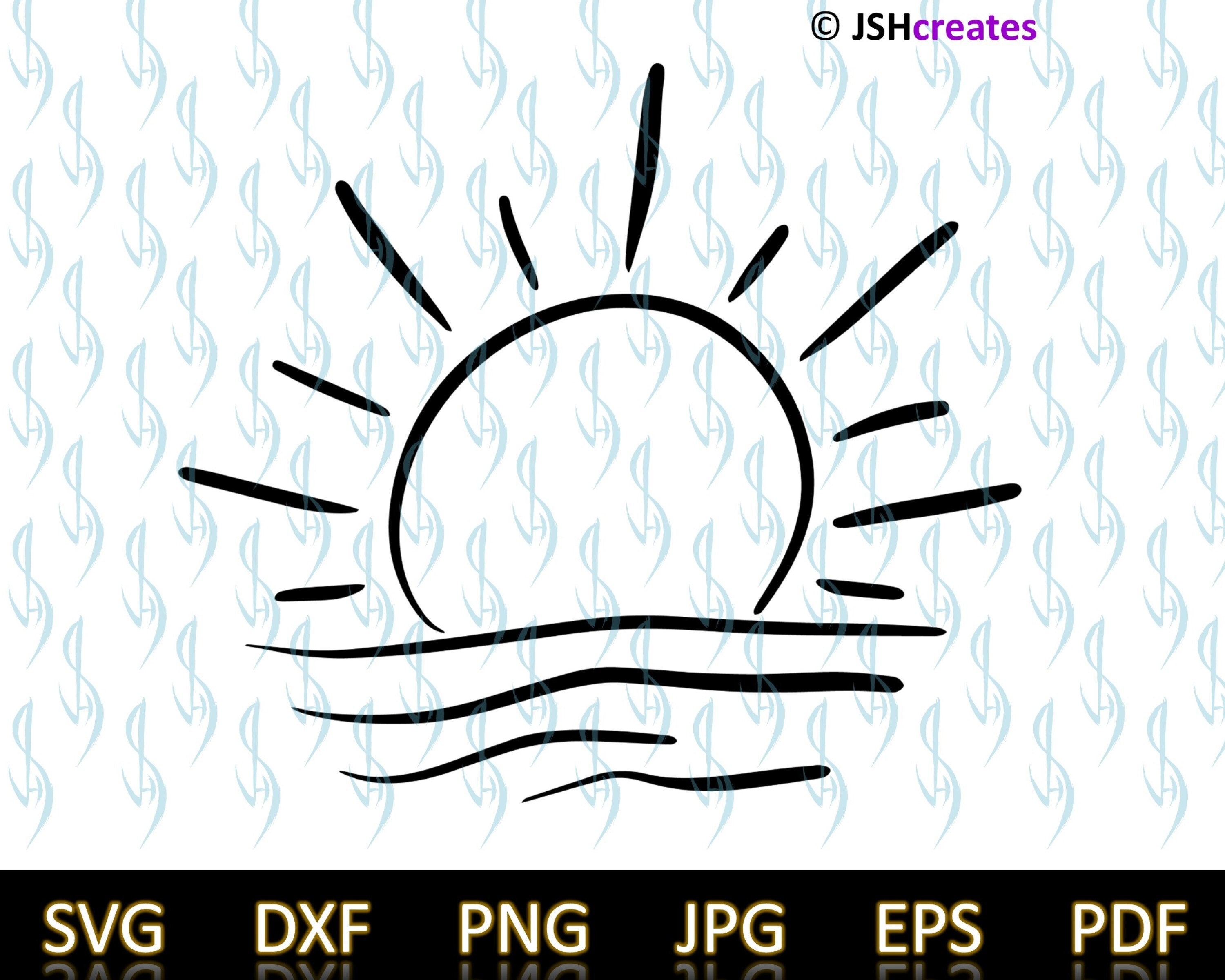 Sunshine Svg Sun Svg Sunburst SVG Sun Clipart Sun Rays - Etsy UK