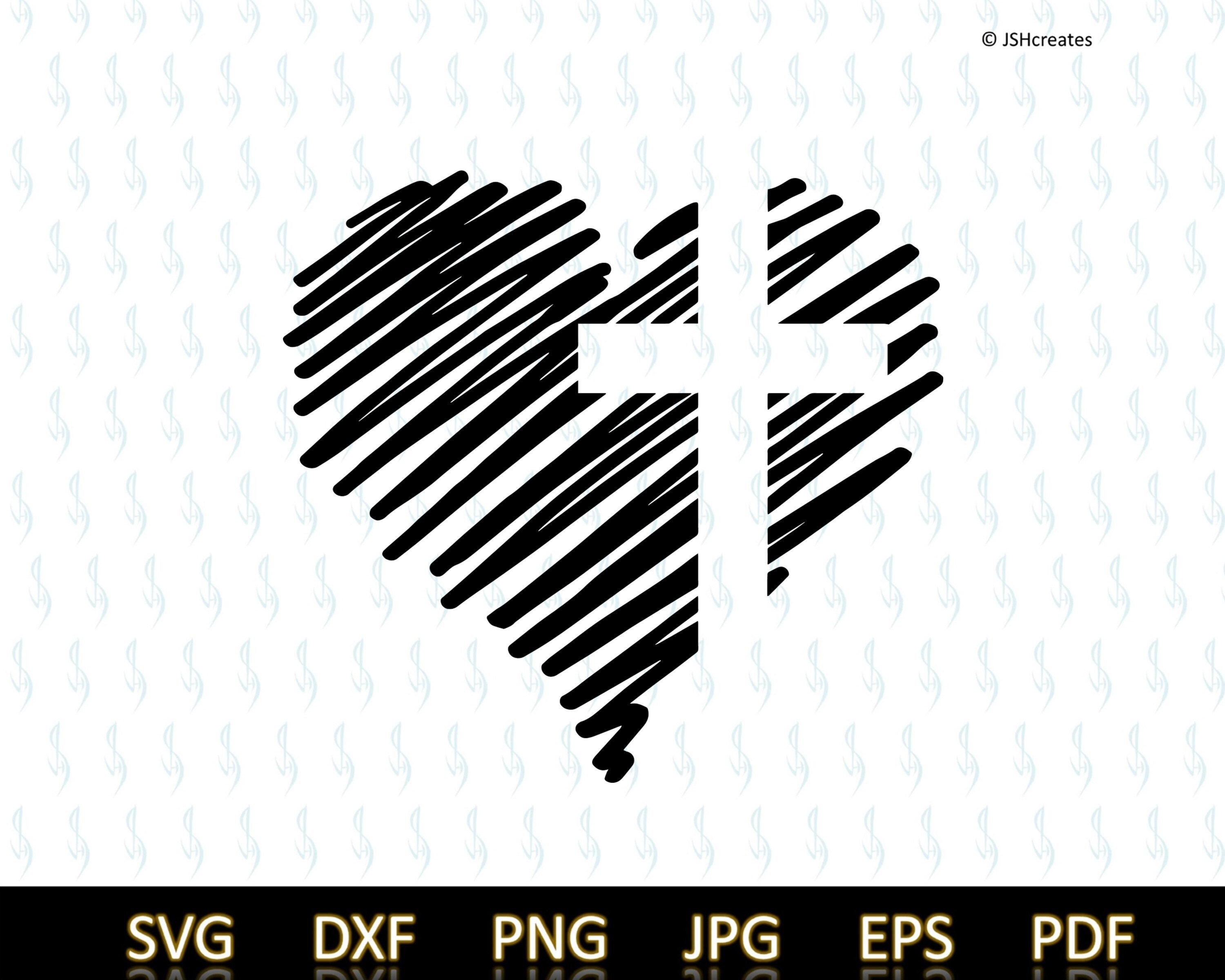 Heart and Cross SVG Heart and Cross PNG Jesus Cross SVG - Etsy