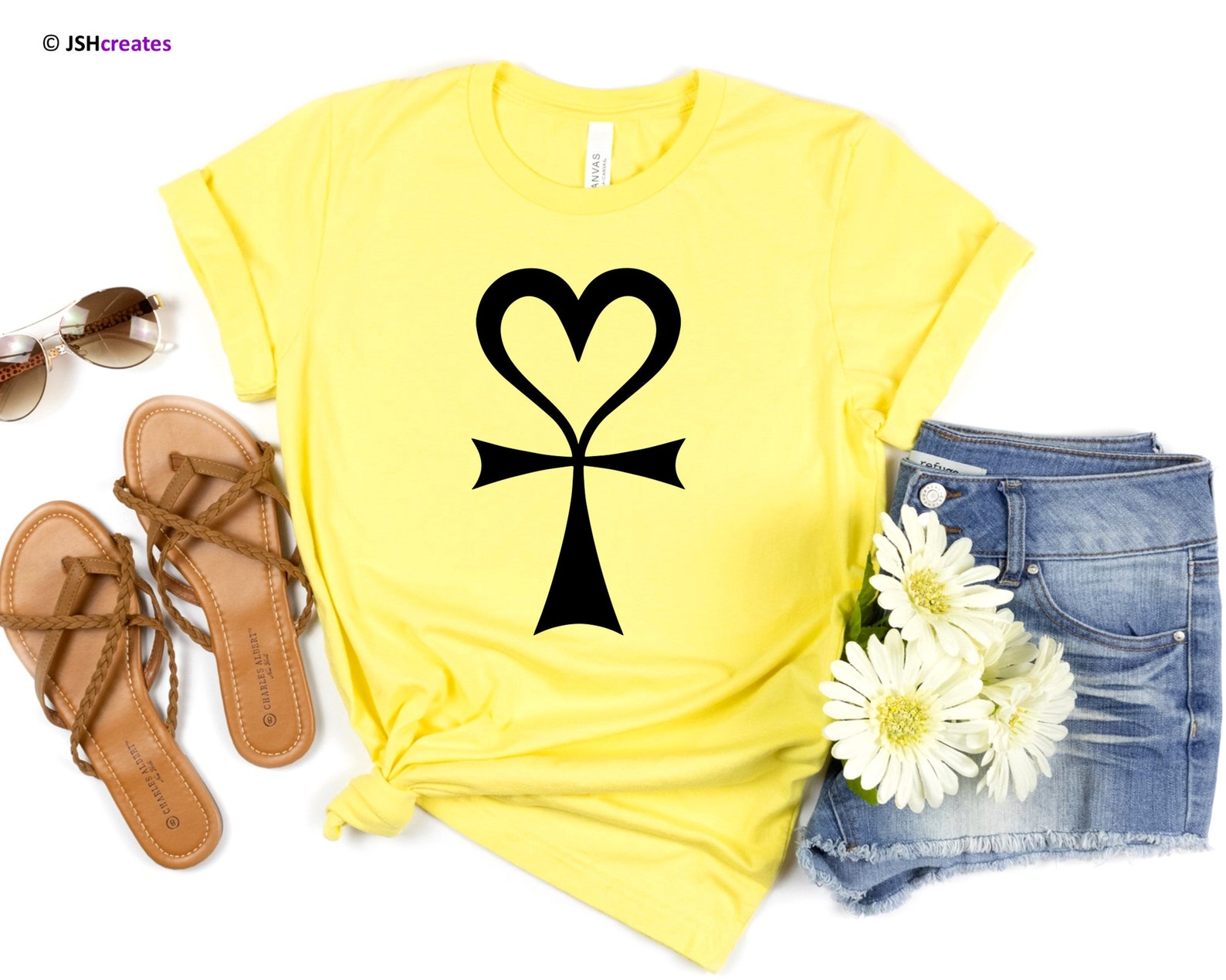 Love Life Svg Cross Svg Heart Svg Ankh Svg SVG - Etsy