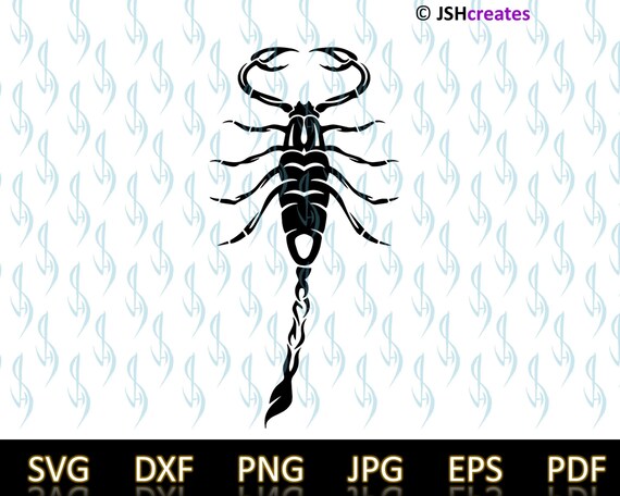 Scorpion Svg SVG Scorpion Clipart Scorpion Silhouette Cut | Etsy