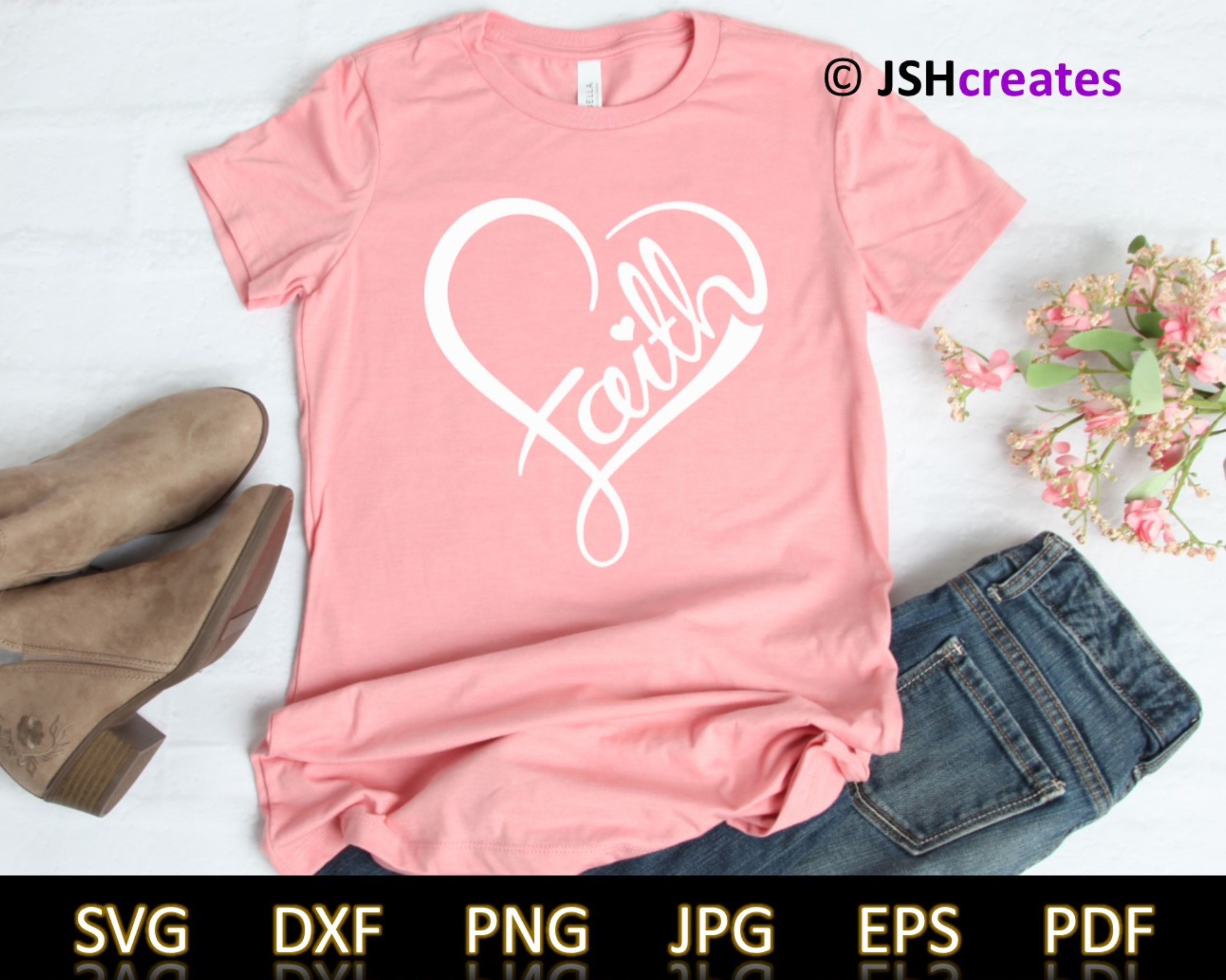 Faith Heart Svg Faith Svg Love Svg Jesus Svg Heart Svg - Etsy