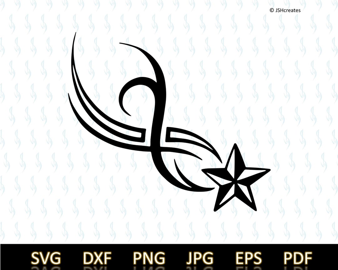 Shooting Star Svg, Star, Star Svg, SVG, Clipart, Decal, Eps, Png ...