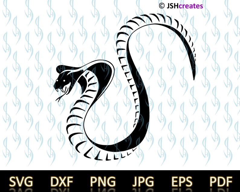 Snake Svg Cobra Svg SVG Snake Clipart Snake Cobra - Etsy