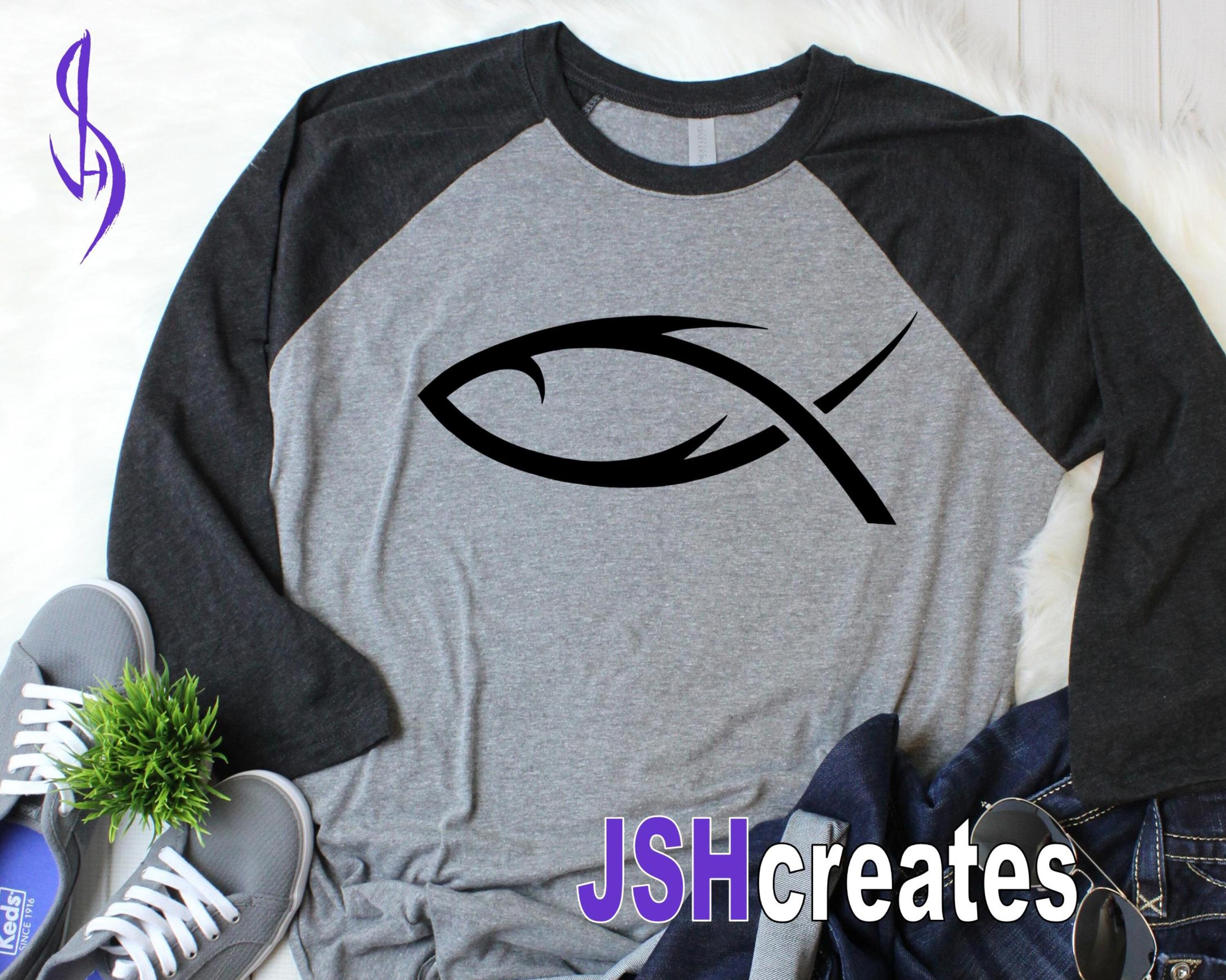 Jesus Fish Svg Fish Symbol Svg Christian Fish Tribal | Etsy