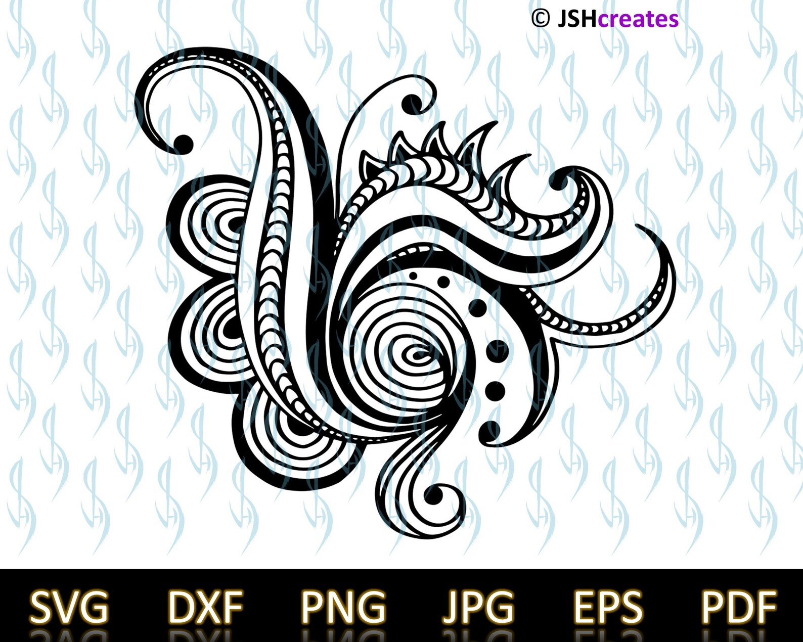 Pattern SVG Zendoodle Svg Zen Doodle Svg Design Motif Svg - Etsy