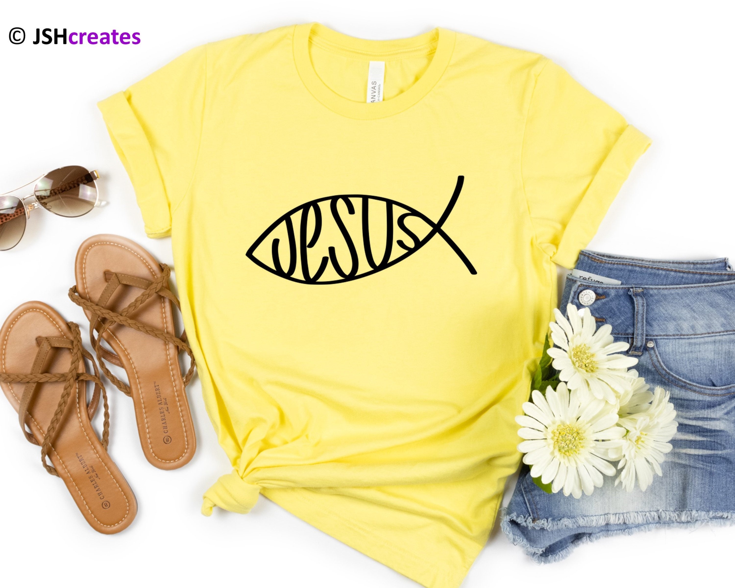 Christian Fish SVG Jesus Fish Svg Vector Cut File for - Etsy