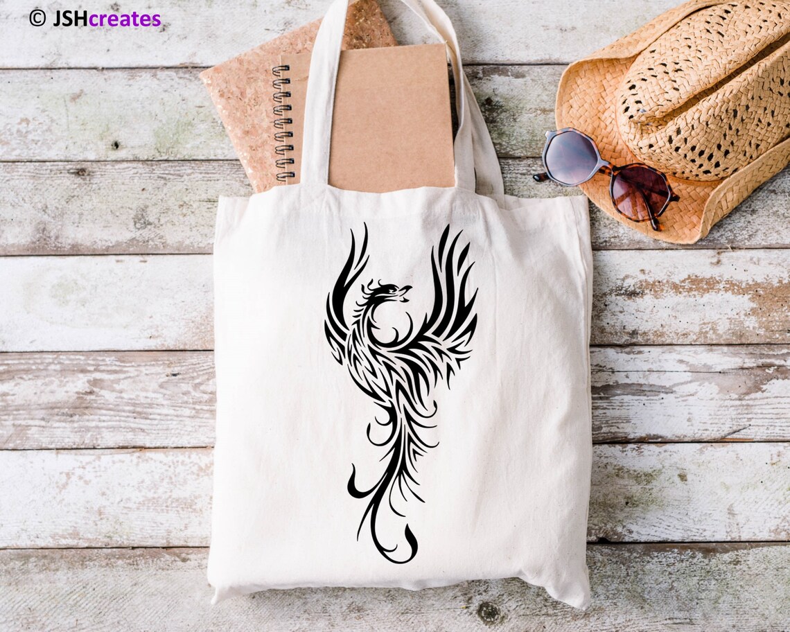Phoenix Svg Tribal Phoenix Svg SVG Phoenix Clipart Decal - Etsy
