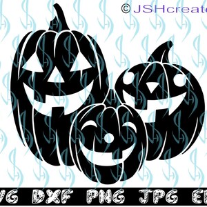 Jack O Lanterns svg Pumpkins svg Fall svg Halloween svg | Etsy