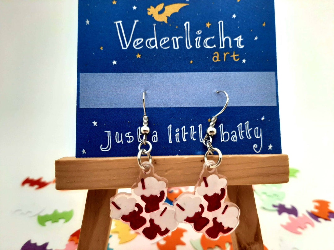 Earrings Teal Soda Unicorn - Etsy