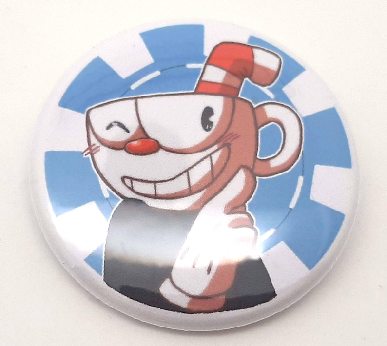 Buttons - Cartoon Cups - Etsy