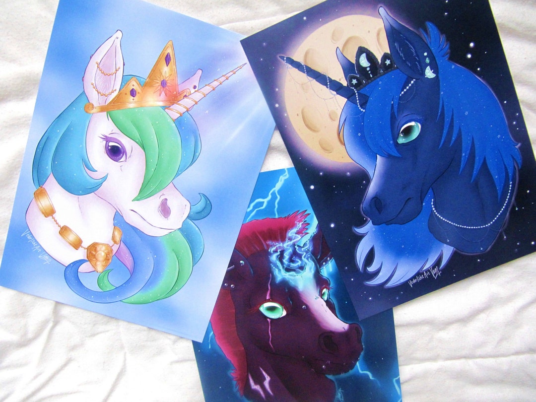 Print Realistic Pony Portraits - Etsy