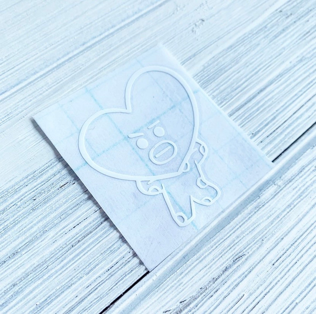BTS Army BT21 Tata Vinyl Decal Sticker Korean Kpop for Car Windshield ...
