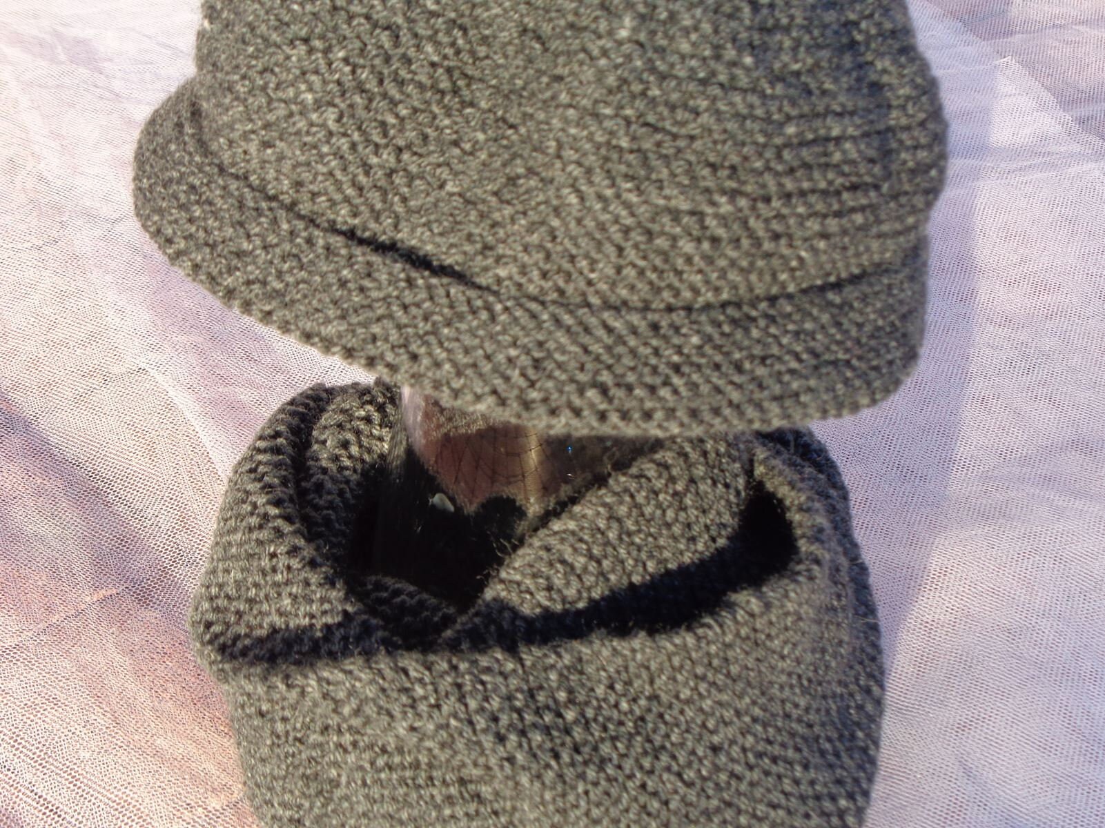 Snood and Hat for Boys 2/3 Years Old, Dark Gray, Acrylic Wool - Etsy